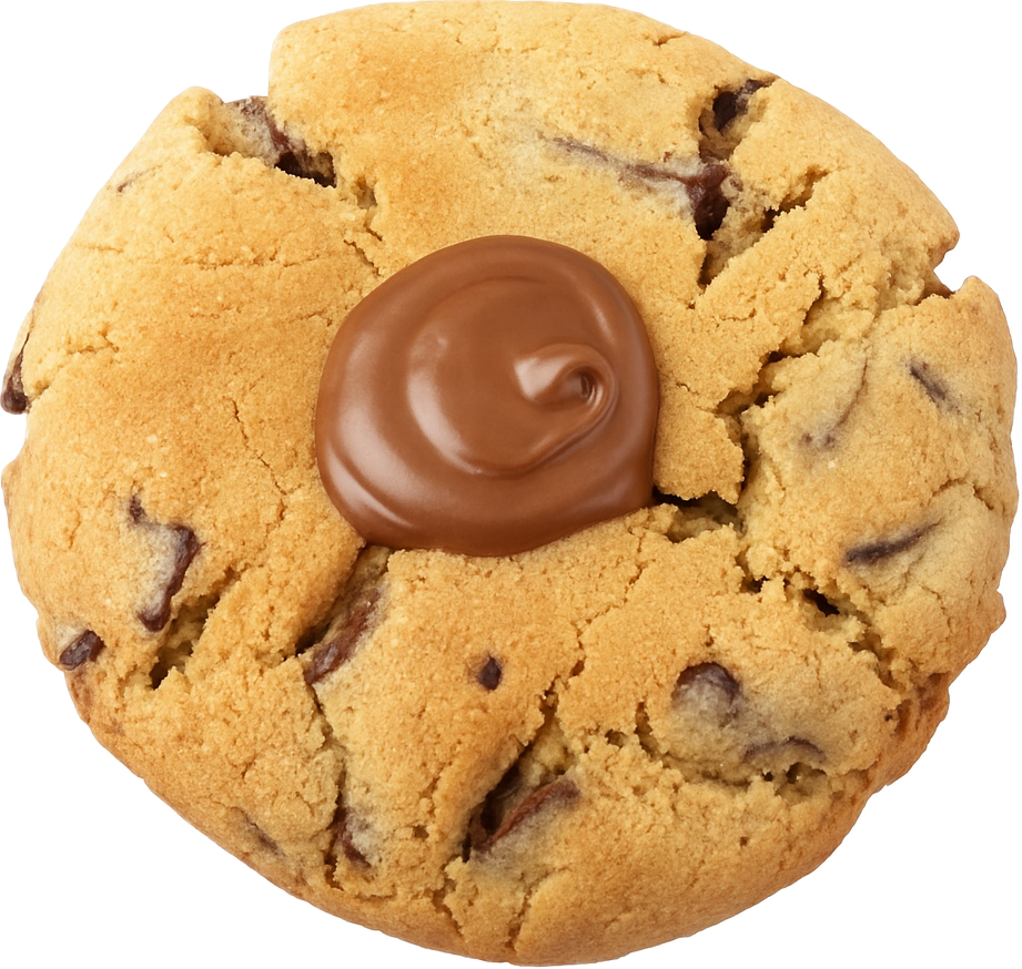 Chocolate Hazelnut Cream Loaded Cookie – Hey Cookie